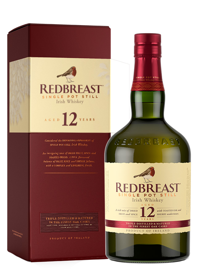 REDBREAST 12 ans Single Pot Still 40% - 0.7 - Irlande - Maison du Whisky