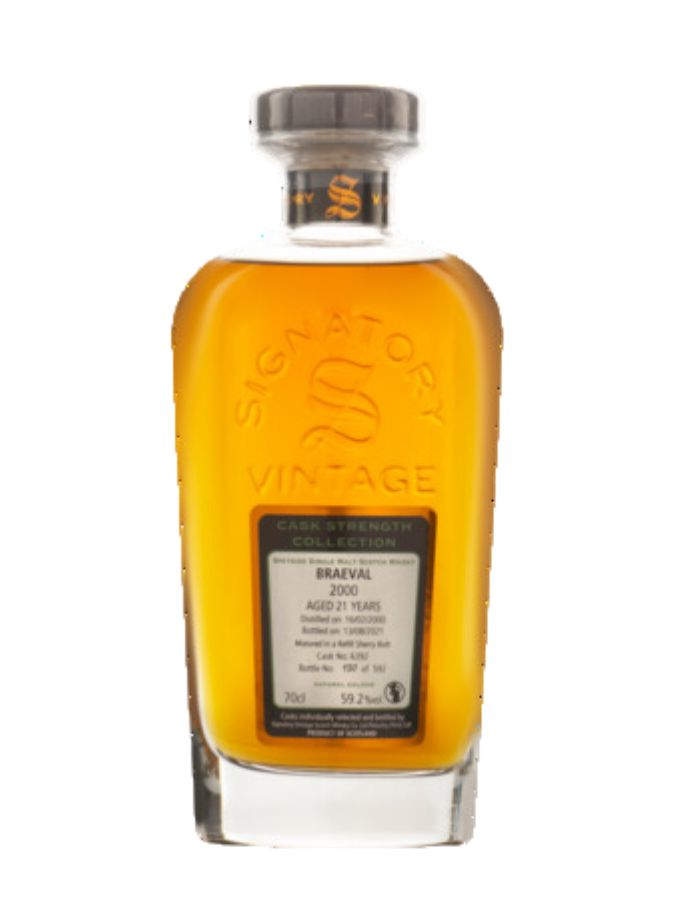 BRAEVAL 23 ans 2000 Signatory Vintage 60,4% - 0.7 - Scotland - Maison ...