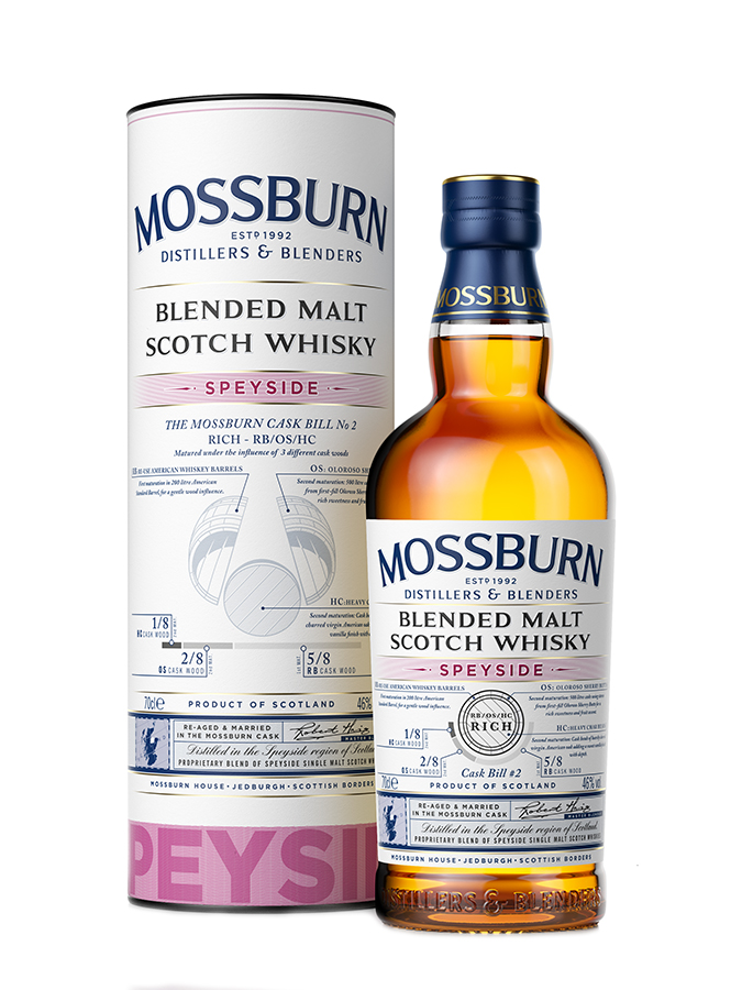 MOSSBURN Speyside Blended Malt 46% - 0.7 - Ecosse - Maison du Whisky