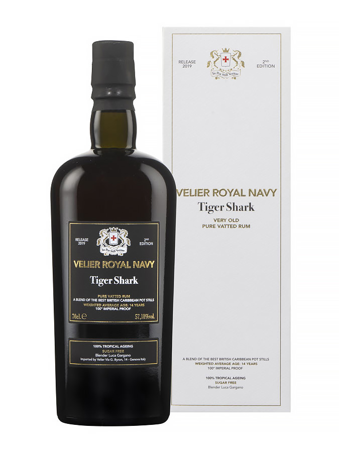 VELIER ROYAL NAVY Tigershark 57,18% - 0.7 - Caraibes - Maison du Whisky