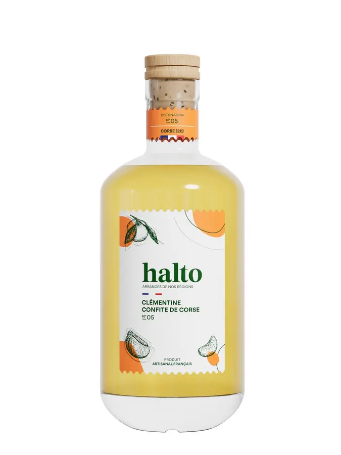 HALTO Rhum Arrangé Clémentine Confite de Corse 30% - 0.7 - France ...