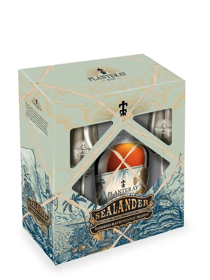 PLANTERAY RUM Sealander Coffret 2 verres 40% - 0.7 - World - Maison du ...